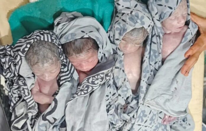 24-Year-Old Women Gives Birth to Four Baby Girls, Defying Ultrasound ...